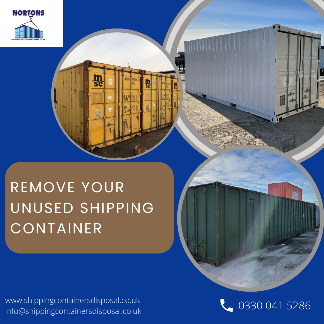 Remove your unwanted shipping container